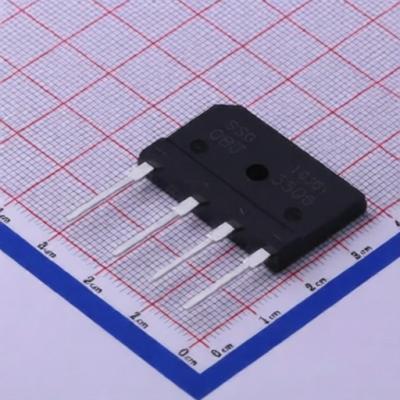 China High current 35 amp bridge rectifier SMC GBJ3506 with molded plastic package and RoHS compliant design for sale