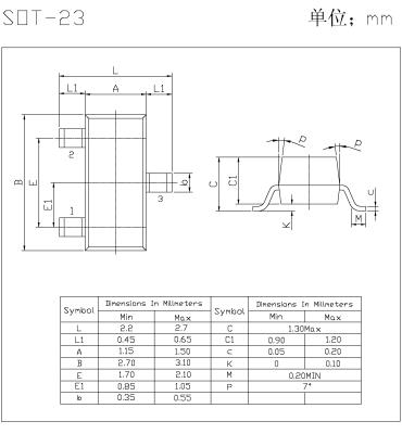 China Compact SOT-23 NPN Transistor Suzhou Good-Ark Elec GSBC817-40 for Switching and Power Amplification for sale