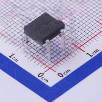 China Bridge rectifier SMC DB107 with low forward voltage drop molded plastic case and halogen free option for sale