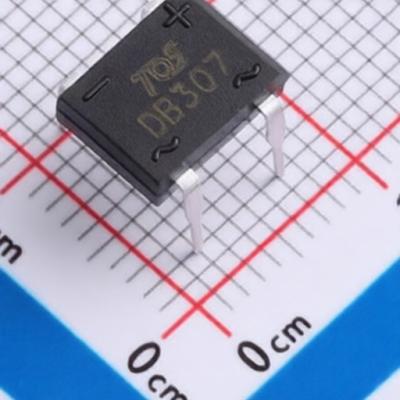 China Full Wave Rectification Plastic Encapsulated Bridge Rectifier TOS DB307 for AC DC Power Applications for sale