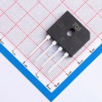 China Plastic Encapsulated Bridge Rectifier TOS GBU1510 with 1000 Volt Peak Reverse Voltage and 35 Amp Current for sale