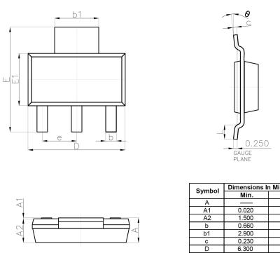 China NPN Transistor Suzhou Good-Ark Elec GSBCP68-16 with High Collector Current and Low Saturation Voltage for sale