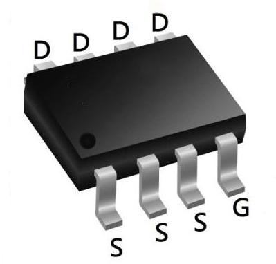 China Synchronous buck converter MOSFET XNRUSEMI XR4406B featuring trenched N channel and low gate charge for sale