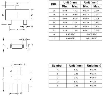 China PNP Small Signal Transistor Taiwan Semiconductor BC857B RFG Ideal for Power Supply and Lighting Applications for sale