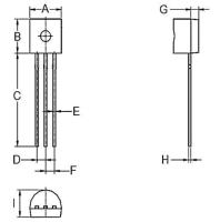 China RoHS compliant Taiwan Semiconductor BC547B B1G transistor with TO 92 case and matte tin plated leads for sale