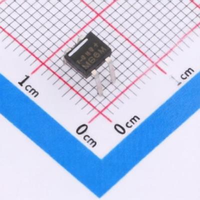 China Single Phase Bridge Rectifier UMW MB6M 0.8A with Molded Plastic Housing and High Surge Capability for sale