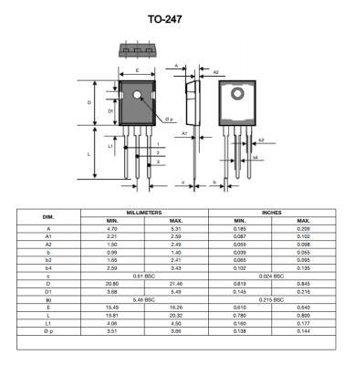 China 600V IGBT VBsemi Elec VBP16I80 Featuring Ultra Low Gate Charge for Telecommunications Power Supplies for sale