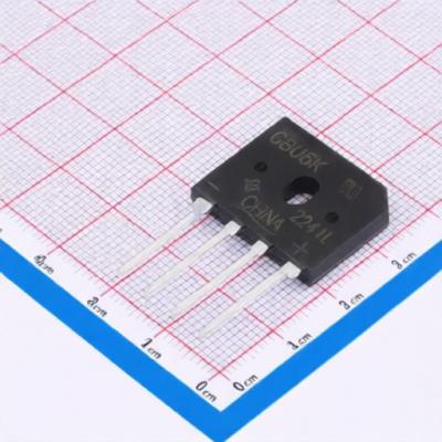 China Single Phase Bridge Rectifier VISHAY GBU6K-E3/51 with High Surge Current and Dielectric Strength for sale