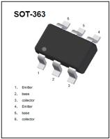 China Compact dual transistor YANGJIE MMDT3946 with NPN PNP configuration and UL94 V0 flammability rating for sale