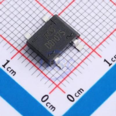 China Plastic Encapsulated TOS DB107S Bridge Rectifier with UL 94V 0 Flammability Rating and 1000V Voltage for sale