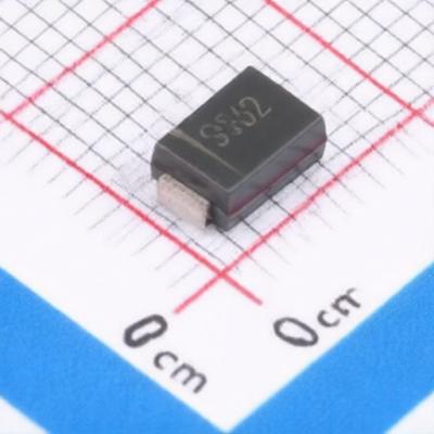 China Surface mounted Schottky diode WEIDA SS32B with low reverse leakage and high forward surge capability for sale