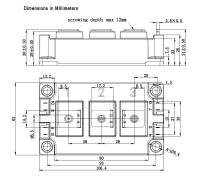 China High speed IGBT module YANGJIE MG200HF12LEC2 with soft recovery anti parallel diode and low switching losses for sale