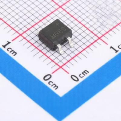 China Single phase glass passivated bridge rectifier UMW MB6S 0.8A suitable for surface mount applications for sale