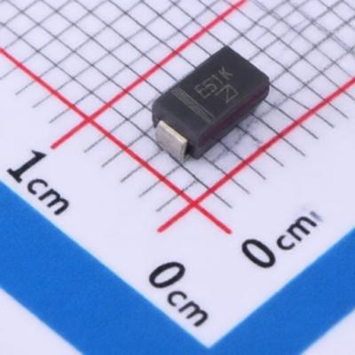 China surface mounted super fast recovery rectifier diode ZHIDE ES1K with RoHS standard and green compound for sale
