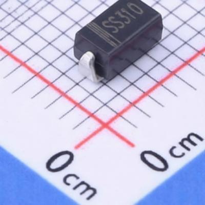 China Surface Mounted Schottky Rectifier WEIDA SS310A with Pure Tin Plated Lead and Molded Plastic Package for sale