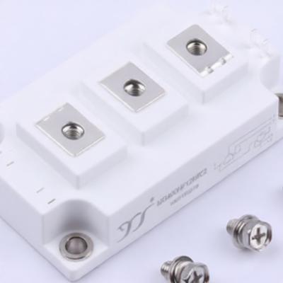 China YANGJIE MG400HF12MIC2 IGBT module featuring fast switching speeds and low stray inductance for power supplies for sale