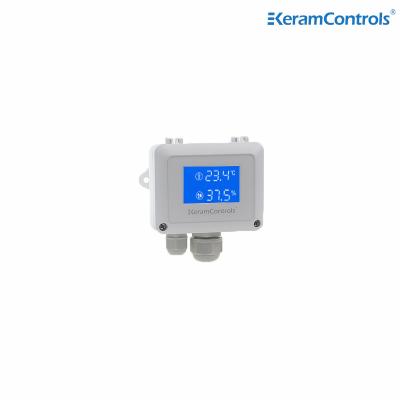 China DIP Switch Room Temperature Humidity Sensor With Backlight LCD Display for sale