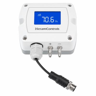 China KDP210AC Differential Pressure Transmitter with IP65 Protection, LCD Display, and Manual Calibration for HVAC and Clean Rooms for sale