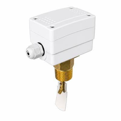 China KWFS IP65 SPDT Brass Wetted Liquid Flow Switch for HVAC and Chiller Systems for sale