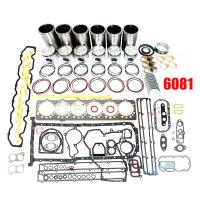 China 6081 Engine Overhaul Rebuild Kit for John-Deere 6081 Piston Liner Piston Shoe Piston Ring Head Gasket Set Engine Full Repair Kit for sale