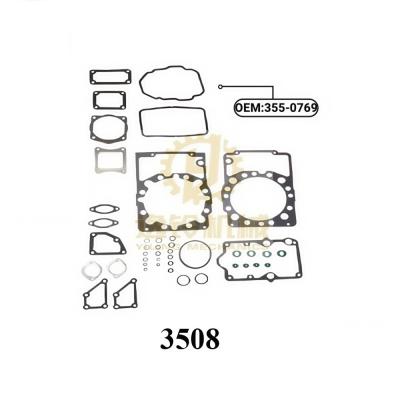 China 3508 3512 3516 3516B Engine Gasket Kits for CAT Gasket Overhaul Parts With Seals 355-0769 355-0775 458-3471 355-0672 for sale