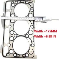 China Head Gasket 1G750-03602 16487-03310 for Kubota Engine D1703 Excavator KX033-4 KX040-4 KX91-3S2 U35-4 U35-S2 for sale