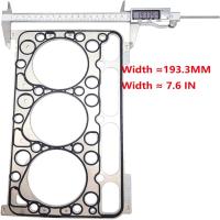 China Head Gasket 1G750-03602 16487-03310 for Kubota Engine D1703 Excavator KX033-4 KX040-4 KX91-3S2 U35-4 U35-S2 for sale