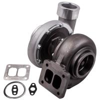 China GT45 Performance Turbocharger T4 V-Band Comp AR .66 Turbine AR 1.05 Oil Cooled Turbo for sale