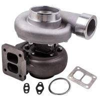China GT45 Performance Turbocharger T4 V-Band Comp AR .66 Turbine AR 1.05 Oil Cooled Turbo for sale