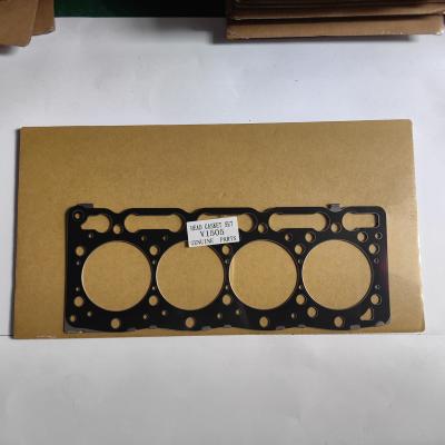 China High quality multi-layer metal cylinder head gasket compatible with Kubota V1505 diesel engine. for sale