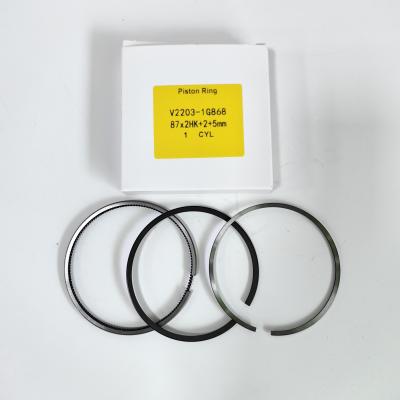 China 1G868‑21050 V2203 Piston Ring Set 87mm For Kubota V2203 Diesel Engine for sale