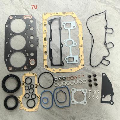 China 70 Full Overhaul Gasket Kit for Yanmar 3TNV70 3-Cylinder Diesel Engine for sale