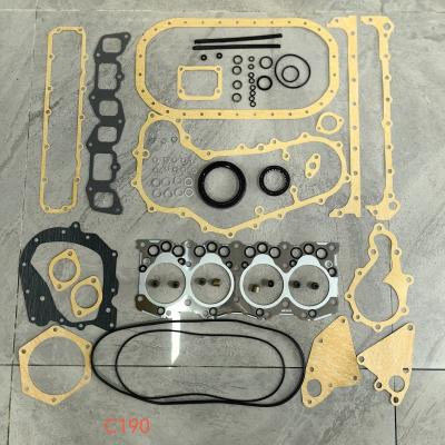 China Isuzu C190 Engine Full Overhaul Gasket Kit Complete Rebuild Gasket Set for sale