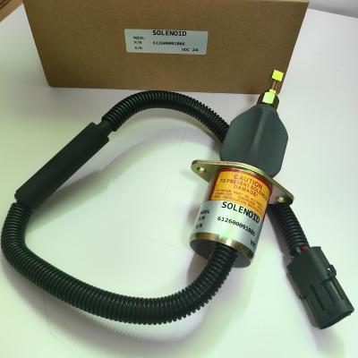 China 612600091086 24V Fuel Shutoff Solenoid Valve For Weichai WP10 WP12 Diesel Engine for sale