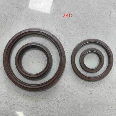 China Crankshaft Front Rear Oil Seal Set Toyota 2KD-FTV 2.5L Diesel Engine Repair Kit for sale