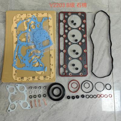 China B‑Grade Asbestos Full Overhaul Gasket Kit for Kubota V2203 Diesel Engine for sale