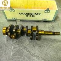 China Crankshaft for Kubota D1703 Diesel Engine for sale