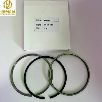 China Piston Ring Set for Komatsu 6D114 Diesel Engine for sale