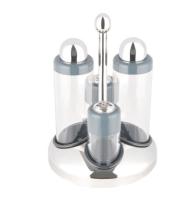 China 4Pcs Circular Base Condiment bottle set SHKT-9215 for sale
