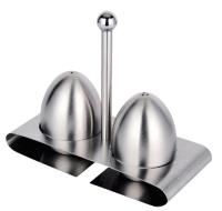 China Egg-shaped Condiment bottle set SHKT-9204,stainless steel for sale