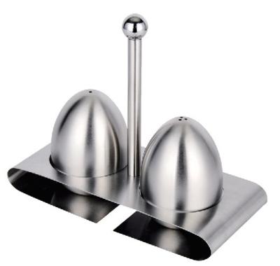 China Egg-shaped Condiment bottle set SHKT-9204,stainless steel for sale
