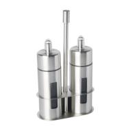 China 2Pcs Oil Condiment bottle set SHKT-9201,Stainless steel seasoning bottle for sale