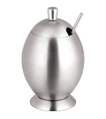 China Egg-shaped Sugar cup SHKT-9213,Stainless steel seasoning bottle for sale
