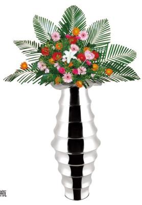China Bamboo Stainless steel flower vase SHKT-4014,metal vase for sale