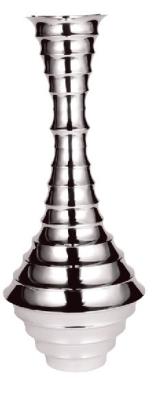 China Bamboo Stainless steel flower vase SHKT-4025,metal vase for sale