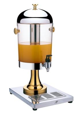 China Gold plating juice dispenser for single use for sale