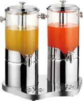 China Stainless steel juice dispenser for double tank for sale