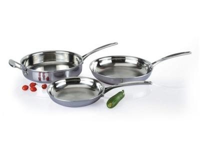 China 3Pcs 3-ply stainless steel cookware set SHCY-3011 for sale
