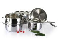 China 5Pcs 3-ply stainless steel cookware set SHCY-3013 for sale