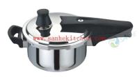 China Triple bottom stainless steel Pressure cooker,thickness 1.0mm for sale